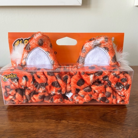 Cheetos | Accessories | Cheetos Fluffy Ears Spa Headband | Poshmark